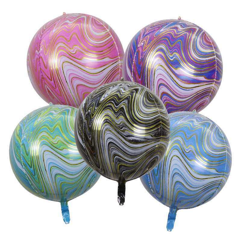22” Spherical Orb Marble Balloons – Posh N Cherries